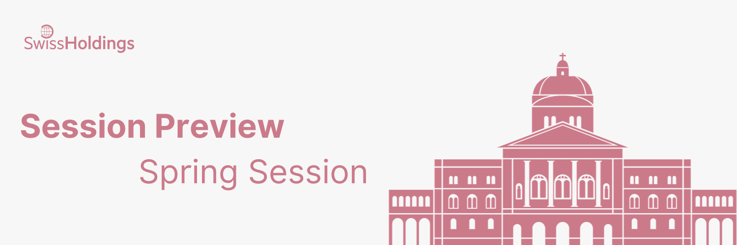 Session Preview Spring Session 2024 - Swissholdings EN